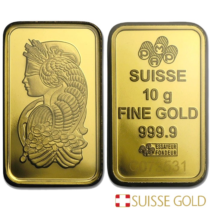 PAMP 10 Gram Gold Bar