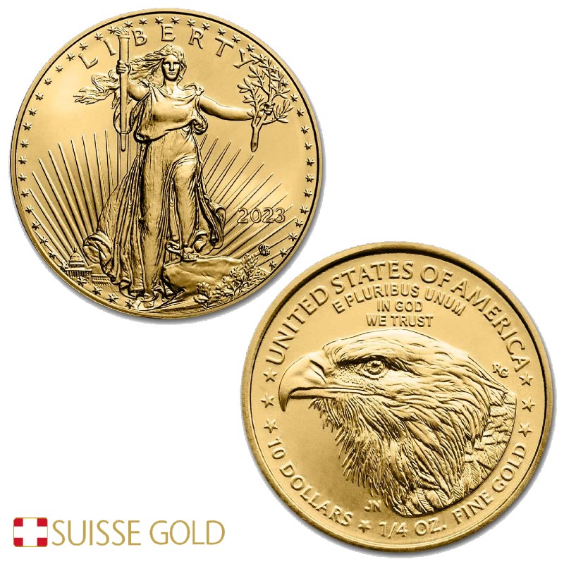 1/4 Ounce 2023 American Eagle Gold Coin 1/4 Ounce 2023 American Eagle Gold Coin